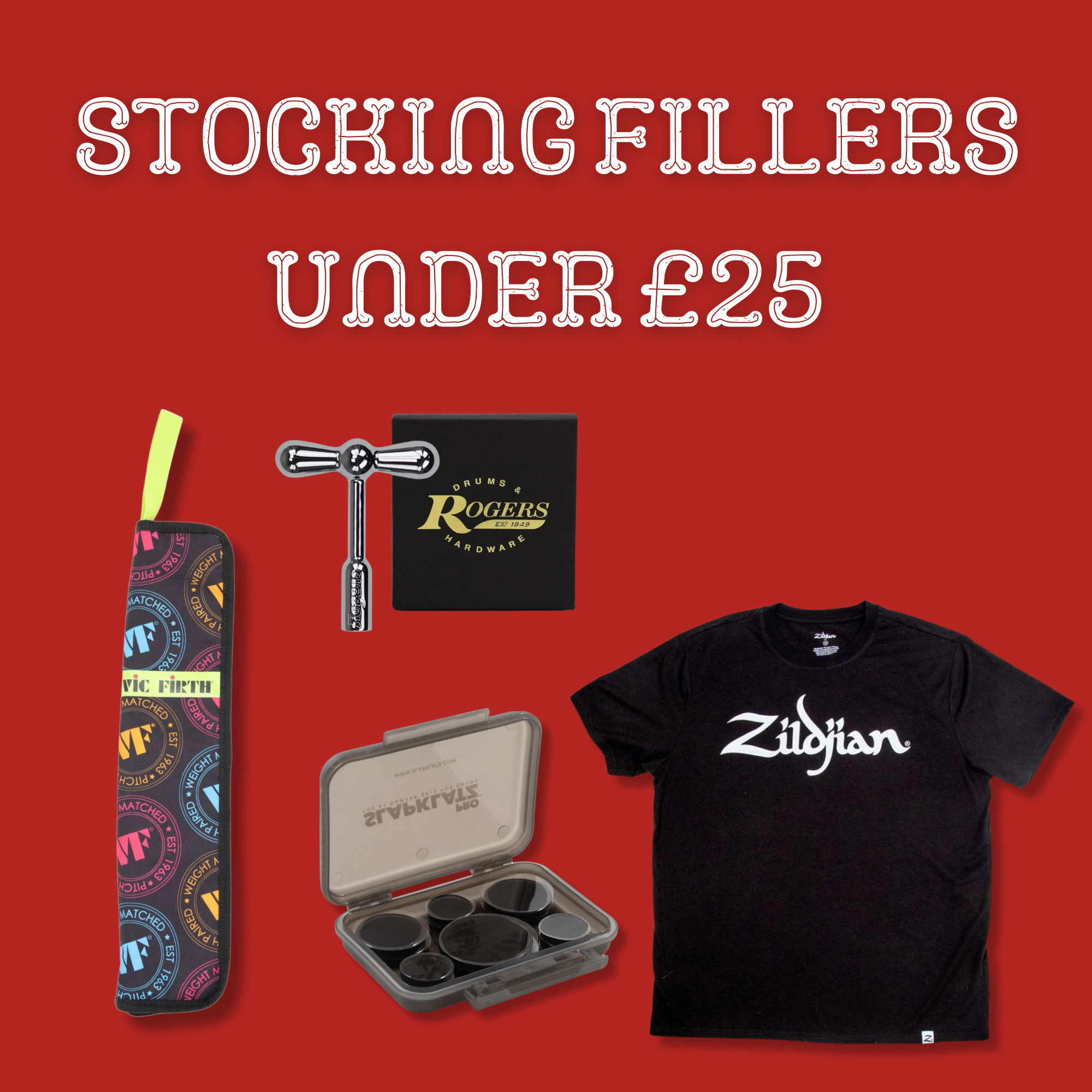Stocking Fillers Under £25 – Drum Shop