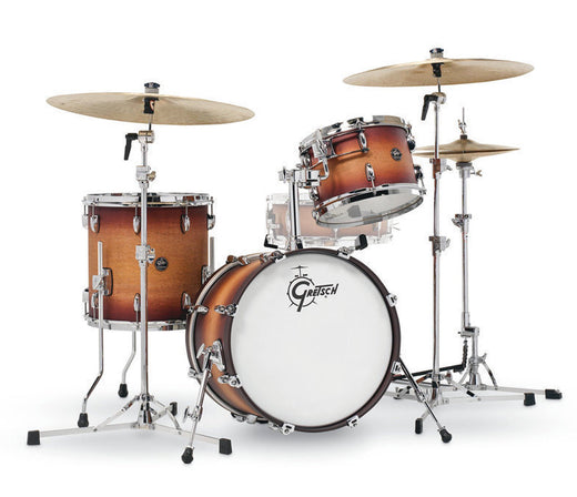 Gretsch Renown Maple 22" 4pc Shell Pack in Satin Tobacco Burst – Drum Shop