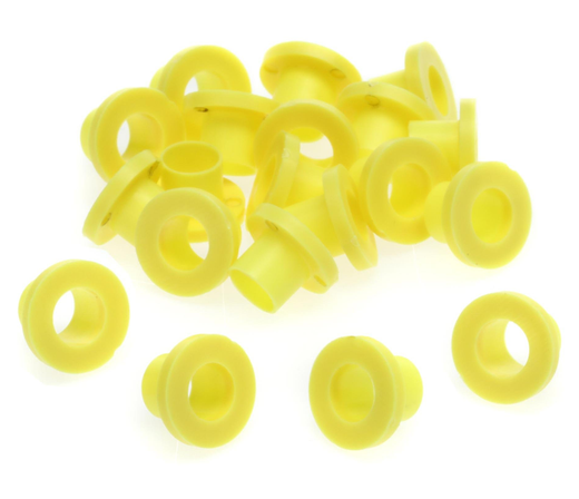 Danmar 20 Pack Nylon Tension Rod Washers - Yellow – Drum Shop