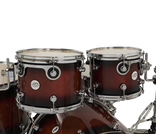 DW Design Series 4-Piece Maple Shell Pack In Tobacco Burst – Drum Shop