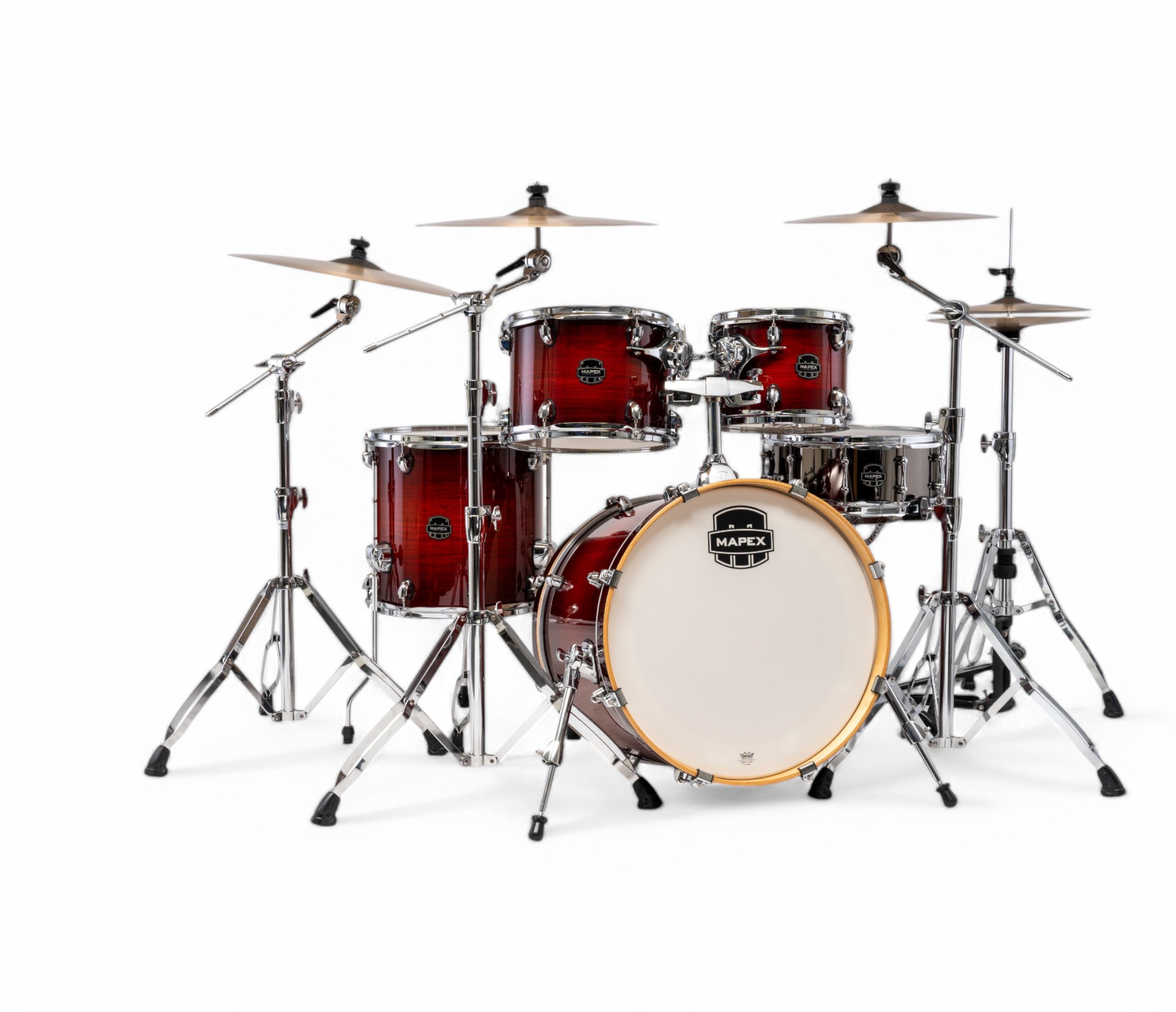 Mapex Armory Series 5 Piece 20" Fusion Shell Pack In Red Onyx Burst ...