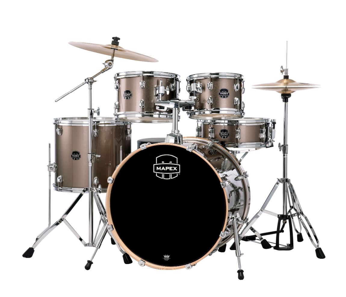 Mapex Venus Fusion Complete Drum Kit in Copper Metallic – Drum Shop