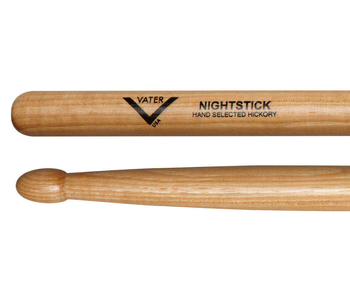 Vater Nightstick 2S Wood Tip American Hickory Drumsticks – Drum Shop