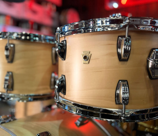 Ludwig Legacy Maple "Hollywood" 4-piece Shell Pack in Natural Satin St ...