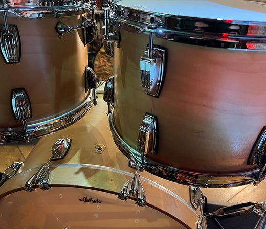 Ludwig Legacy Maple "Hollywood" 4-piece Shell Pack in Natural Satin St ...