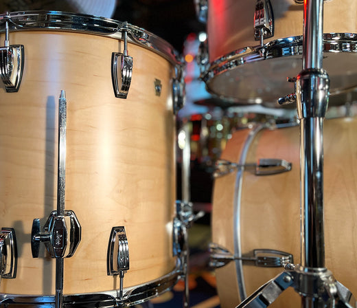 Ludwig Legacy Maple "Hollywood" 4-piece Shell Pack in Natural Satin St ...