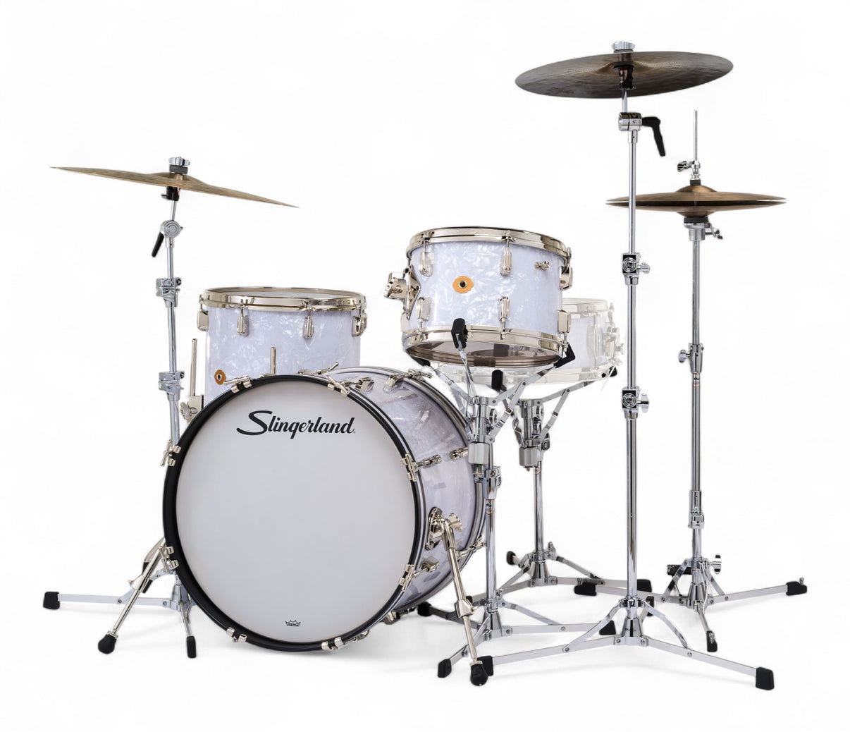 Slingerland Radio King 20" 3-Piece Shell Pack in White Marine Pearl 20 ...