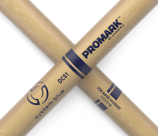 Promark System Blue Hickory DC51 Marching Snare Drumsticks – Drum Shop