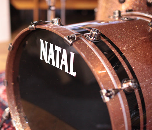 Natal 'The Originals' Split Lacquer TRC 4-Piece Shell Pack in Champagn ...