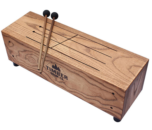 Timber Drum Company Medium American Hardwood Slit Tongue Log Drum ...